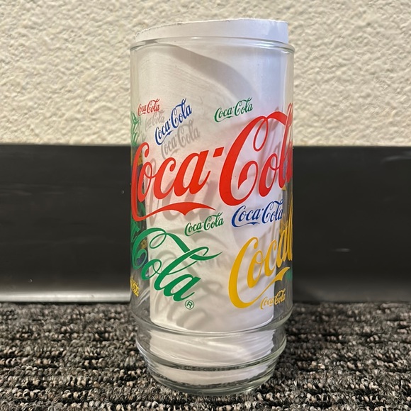 Coca Cola | Dining | Vintage Coca Cola Logo Beverage Glass Cup 6 Ounce ...